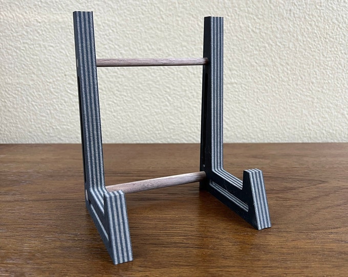 Custom Handmade Modern Style Richlite Plate Picture Stand Easel, Plate ...