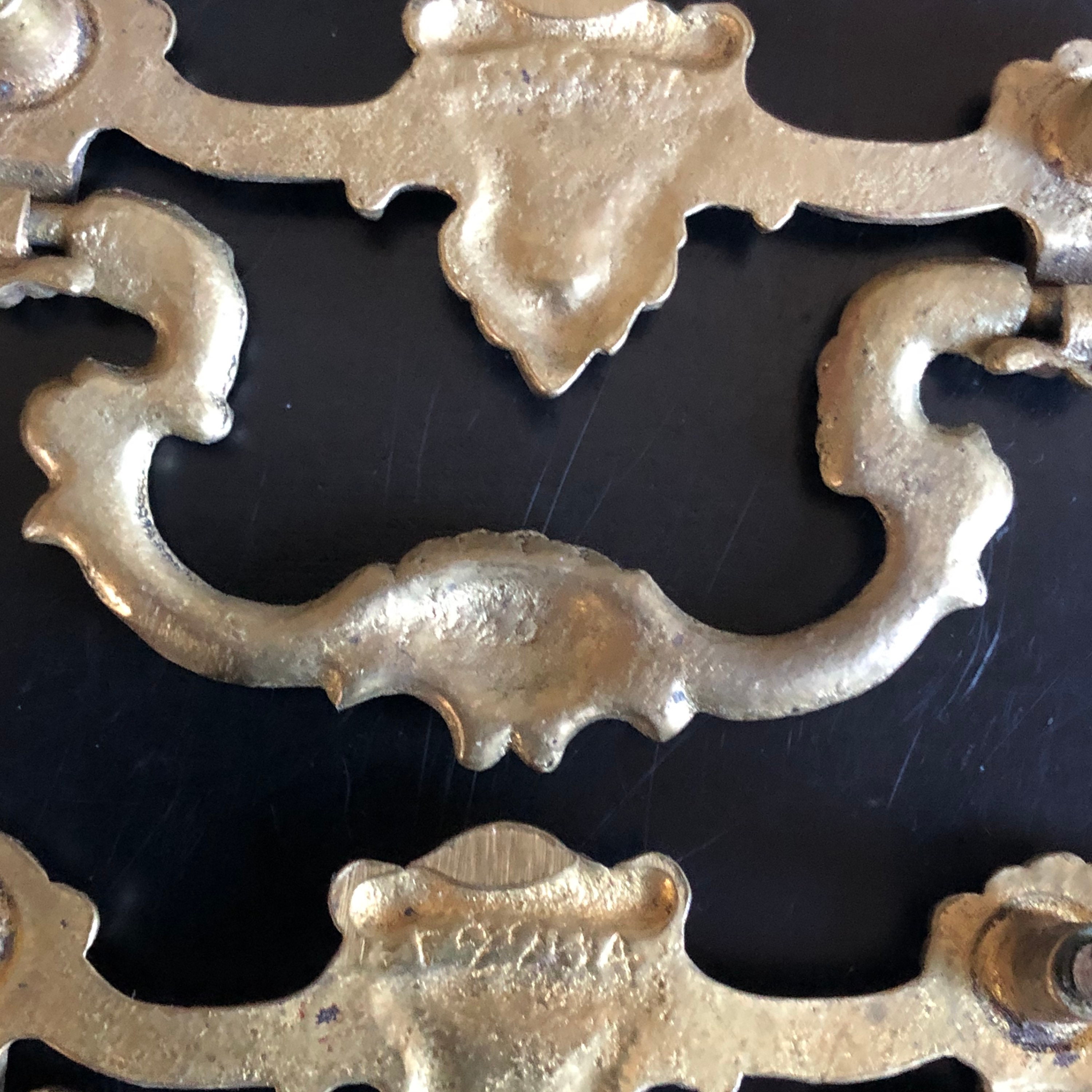 Antique Brass Drop Handle Drawer Pulls Brass Drawer Pulls | Etsy