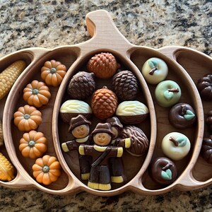 Hand Crafted Maple Pumpkin Tray, Fall Serving Dish - Etsy