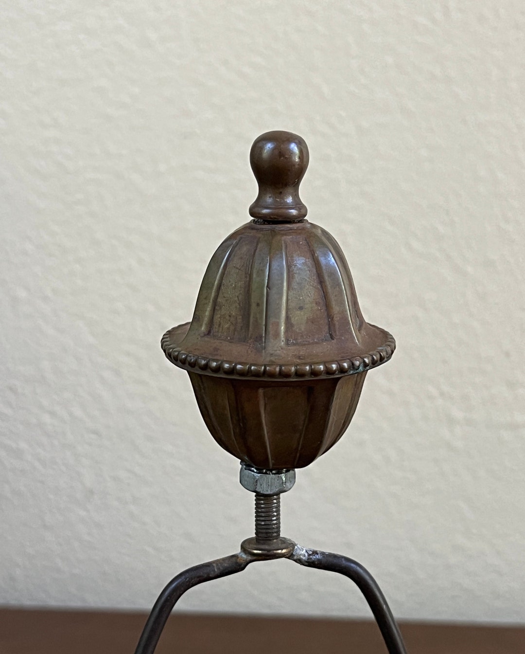 Vintage Brass Lamp Shade Finial Finial Lamp Shade Topper - Etsy
