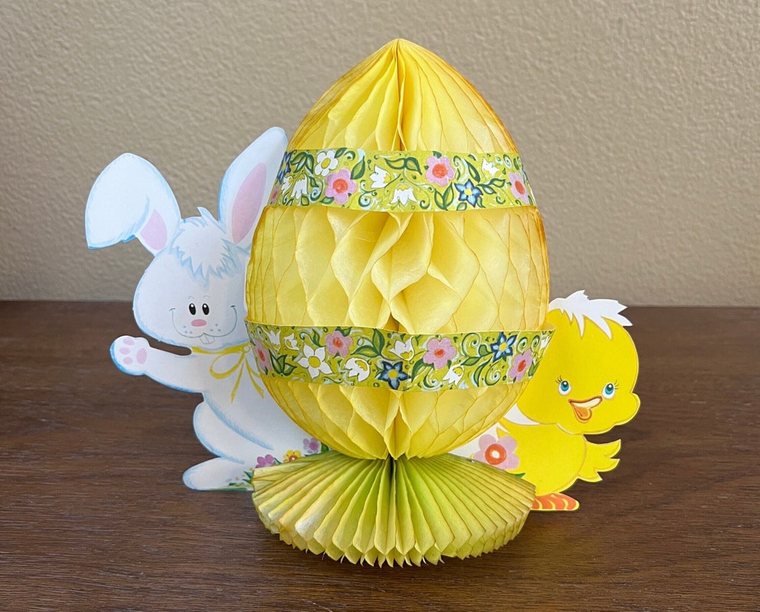 Vintage Denmark Easter Honeycomb, Danish Amscan Easter Honeycomb ...