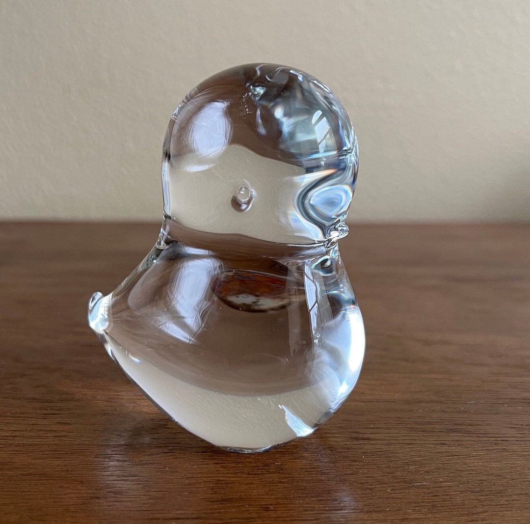 Vintage Swedish Clear Glass Bird, Vintage Clear Glass Bird, Vintage ...