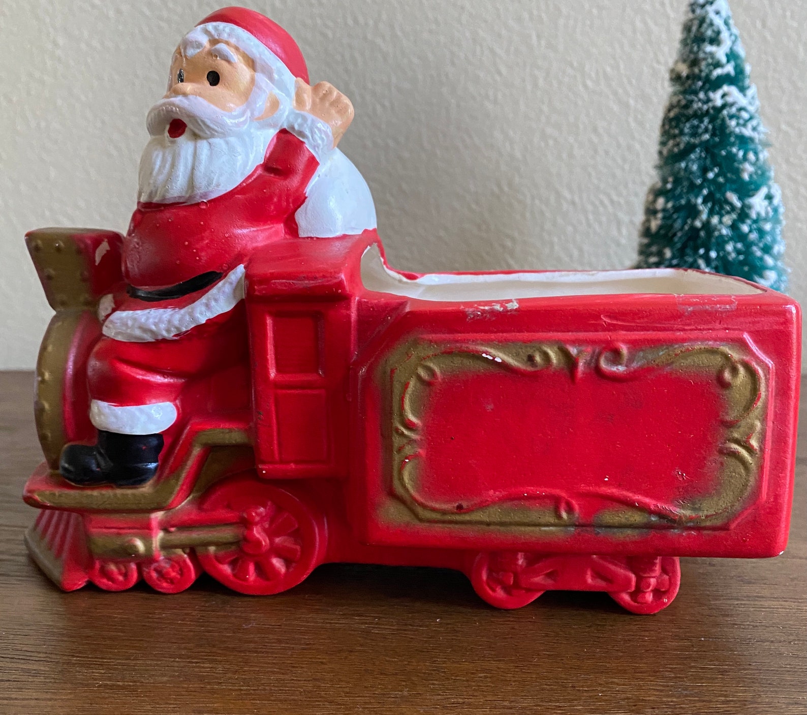 Vintage Ceramic Napco Santa Train Napco Planter Napco Train | Etsy