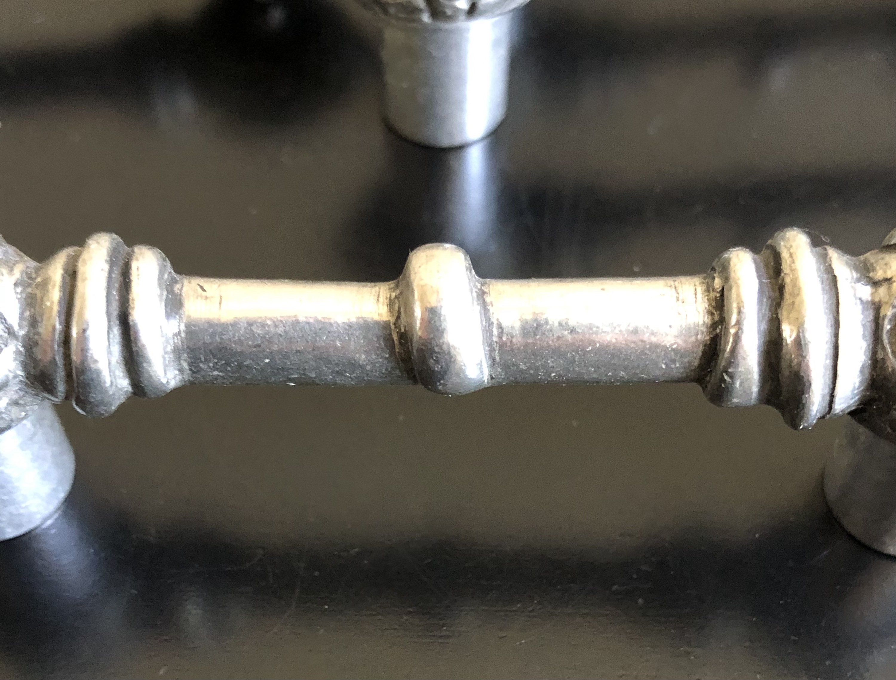 Vintage Silver Metal Drawer Pull Vintage Drawer Hardware - Etsy