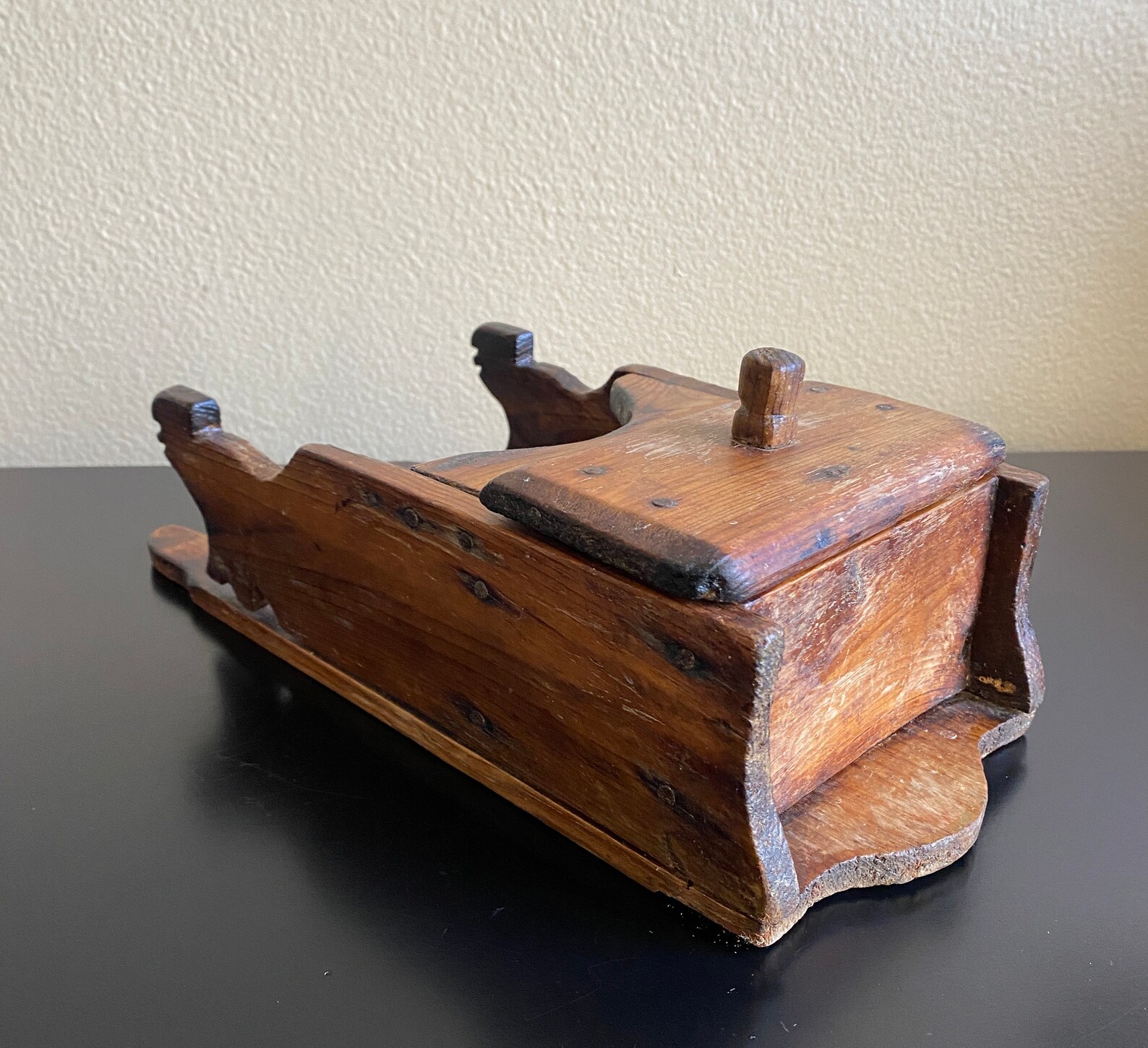 Small Antique Wooden Rooster Wall Hanging Storage Cubby With a - Etsy