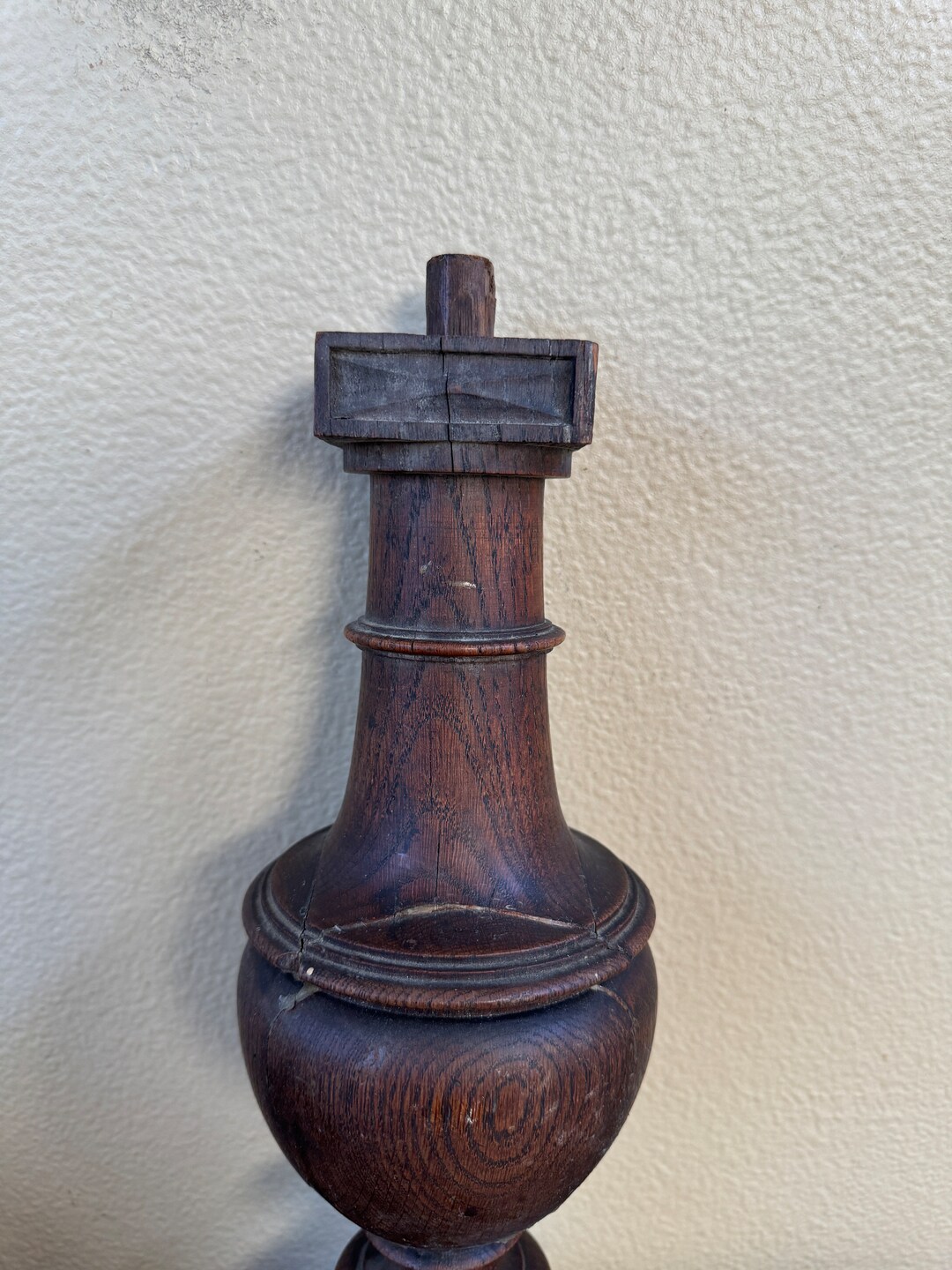 Large Vintage Wood Newel Post Staircase Newel Post Salvage ...