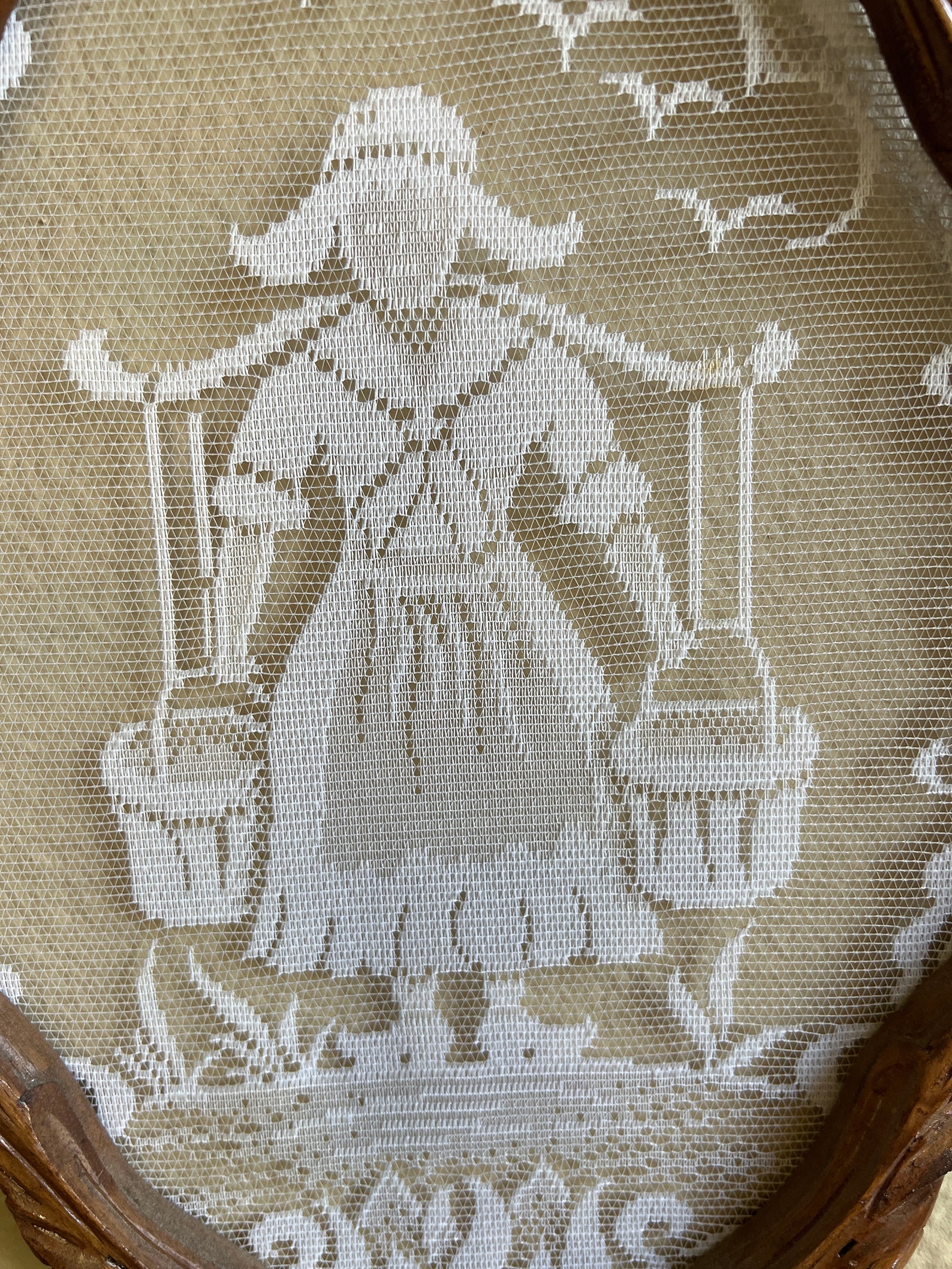 Vintage Danish Wall Hanging, Framed Danish Lace, Danish Artwork, Danish ...
