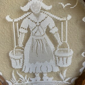 Vintage Danish Wall Hanging, Framed Danish Lace, Danish Artwork, Danish ...