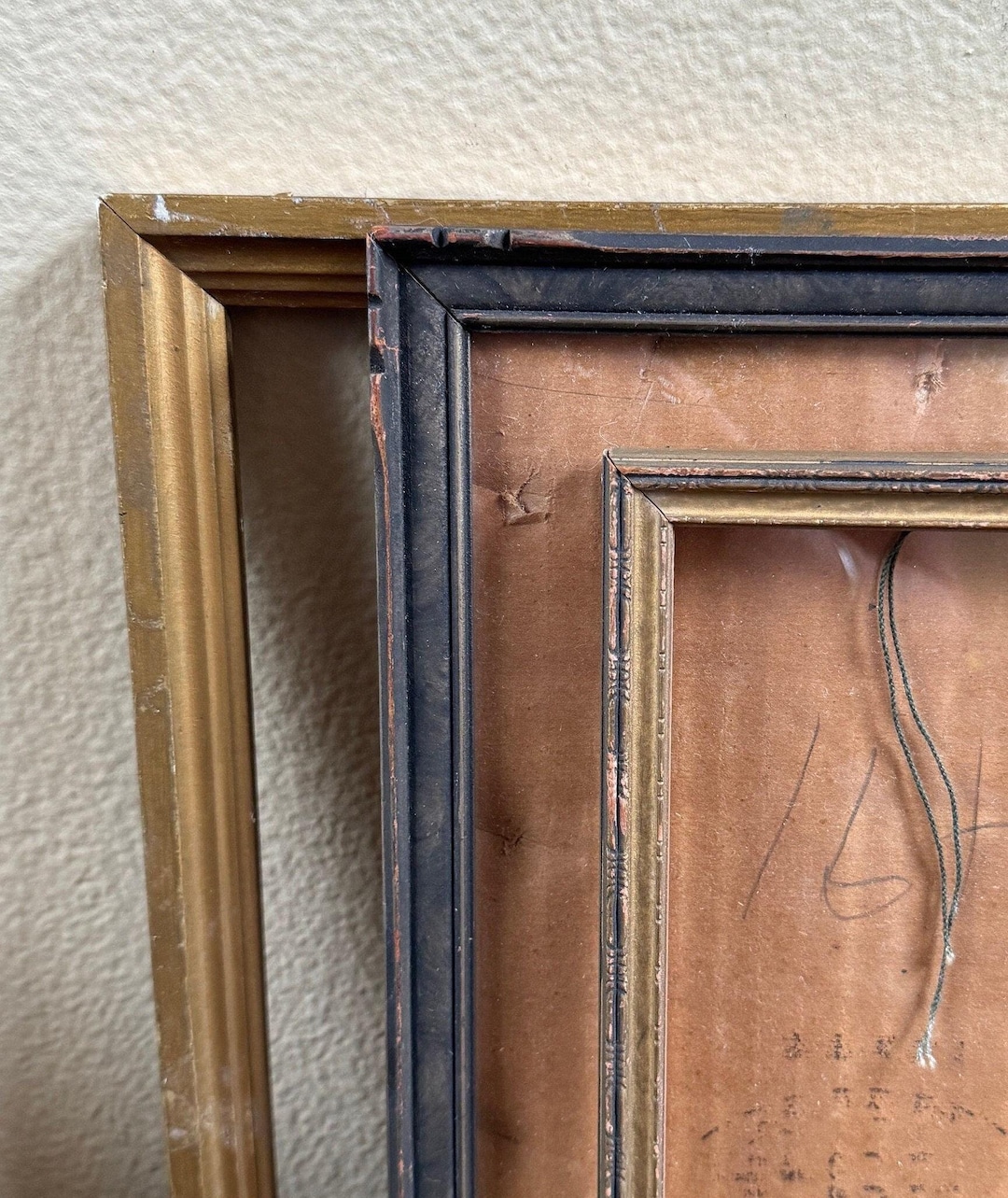 Set of 3 Vintage Wood Frames, Wood Photo Frame, Wood Picture Frame, Old ...