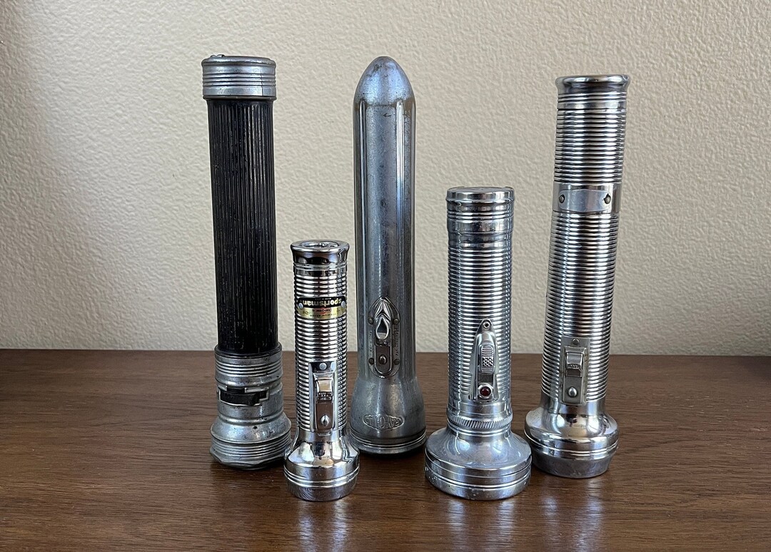 Vintage Flashlight Variety Flashlights Ray O Vac Flashlight - Etsy