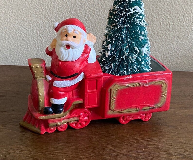 Vintage Ceramic Napco Santa Train Napco Planter Napco Train | Etsy