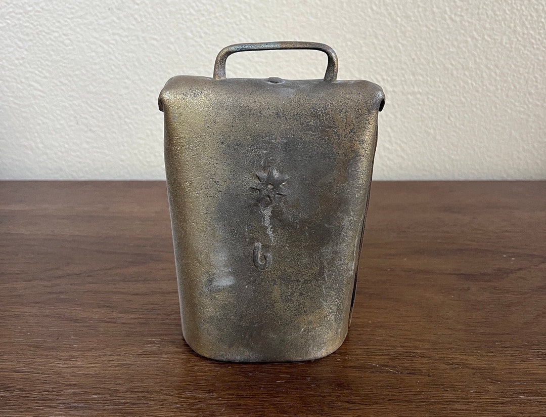 Vintage Metal Cow Bell Antique Bell Large Cow Bell Old Cow - Etsy