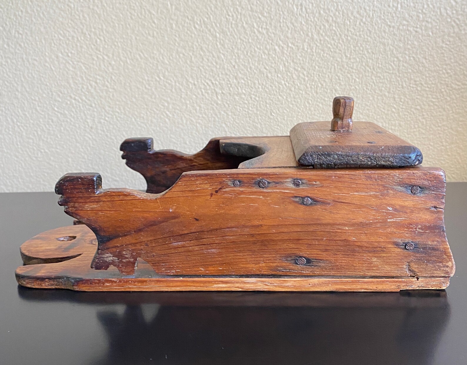 Small Antique Wooden Rooster Wall Hanging Storage Cubby With a - Etsy