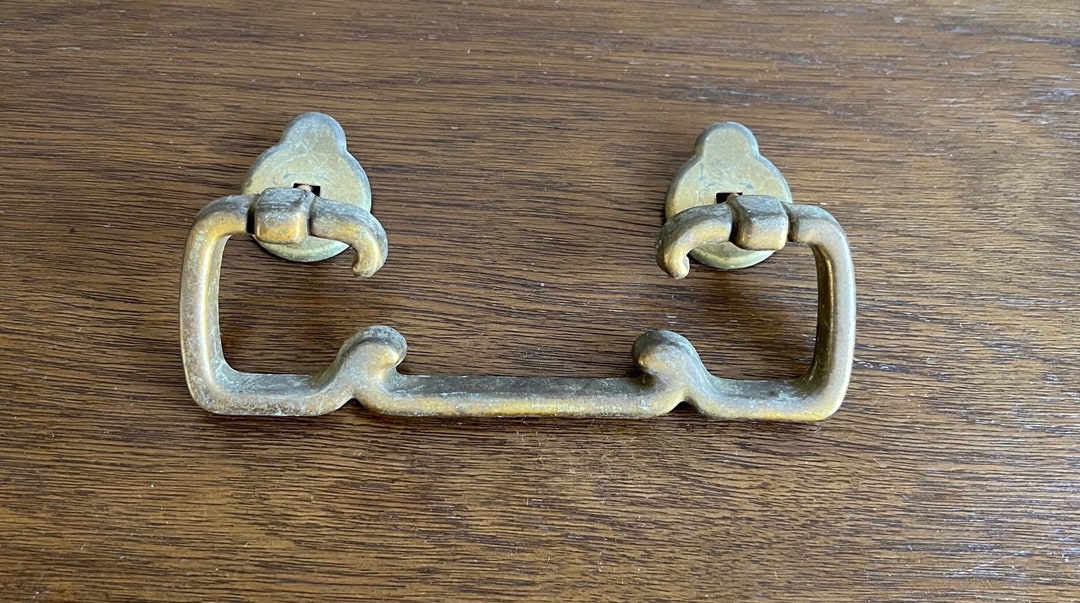 Vintage Drawer Pull, Asian Hardware, Salvage Hardware, Drawer Handle ...