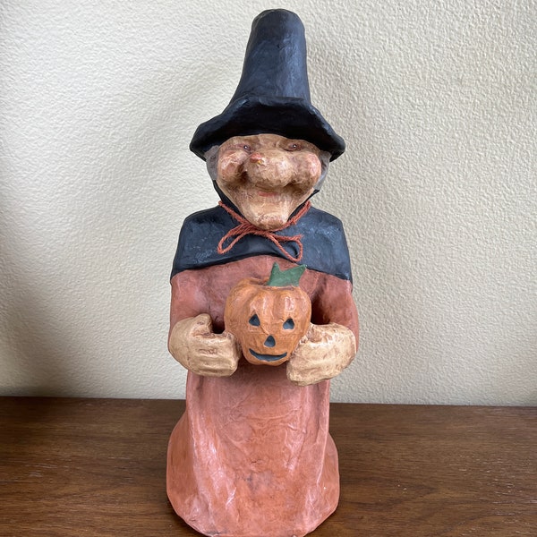 Paper Mache Witch - Etsy