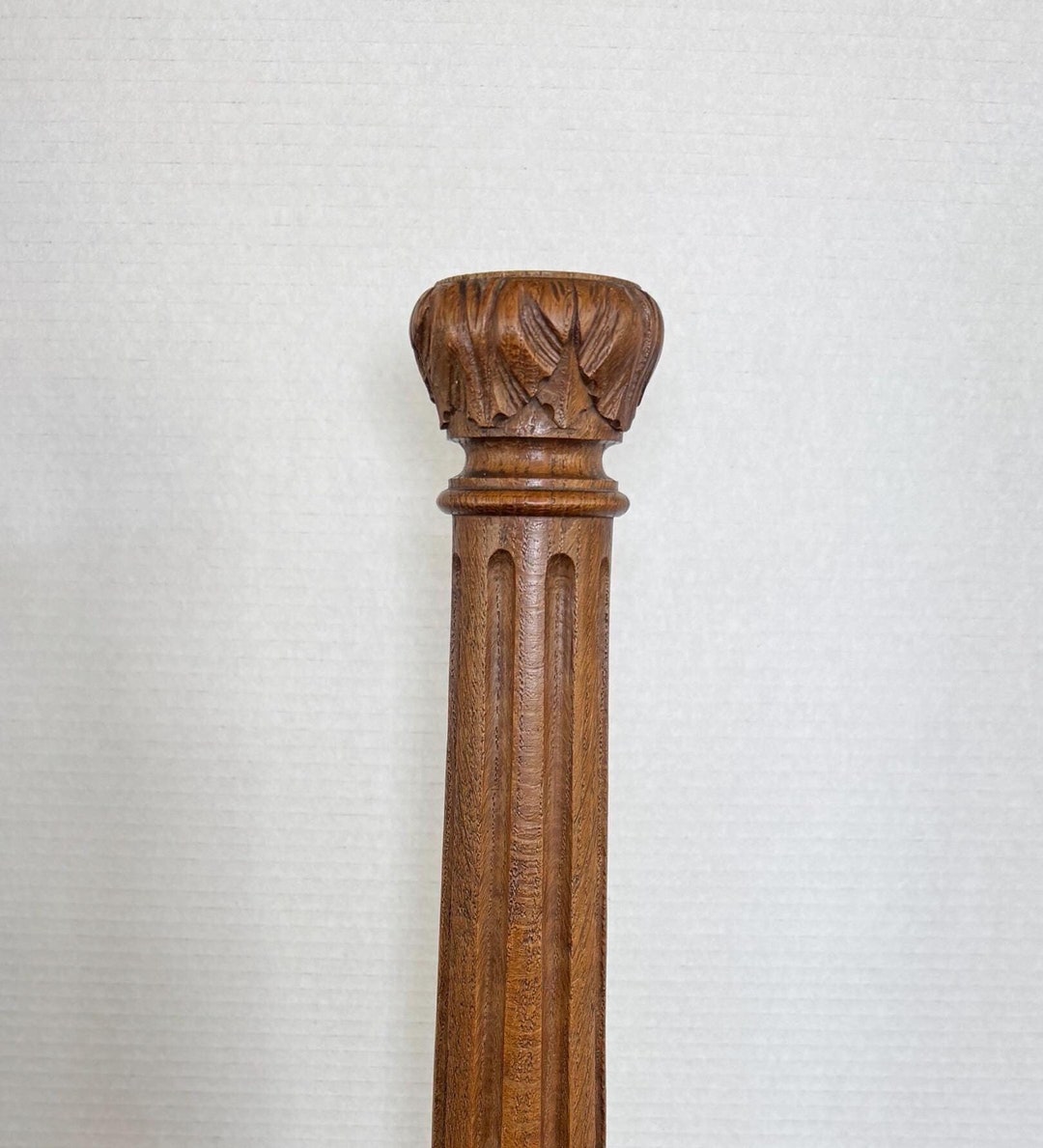 Antique Salvage Wood Fluted Column Post, Wood Post Pillar Column ...