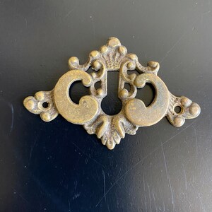 Vintage Keyhole Plate Vintage Brass Escutcheon Keyhole - Etsy