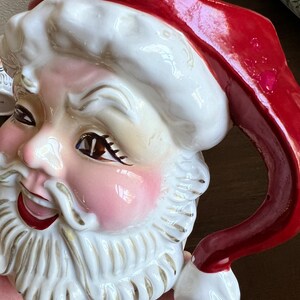 Vintage Napco Santa Pitcher 8 Mug Set, Vintage Christmas, Vintage Santa ...