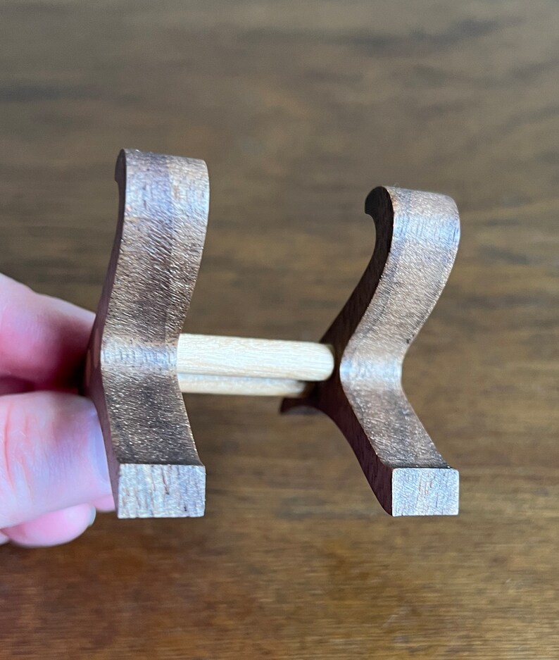 Extra Small Custom Made Vintage Style Walnut Wood Plate - Etsy