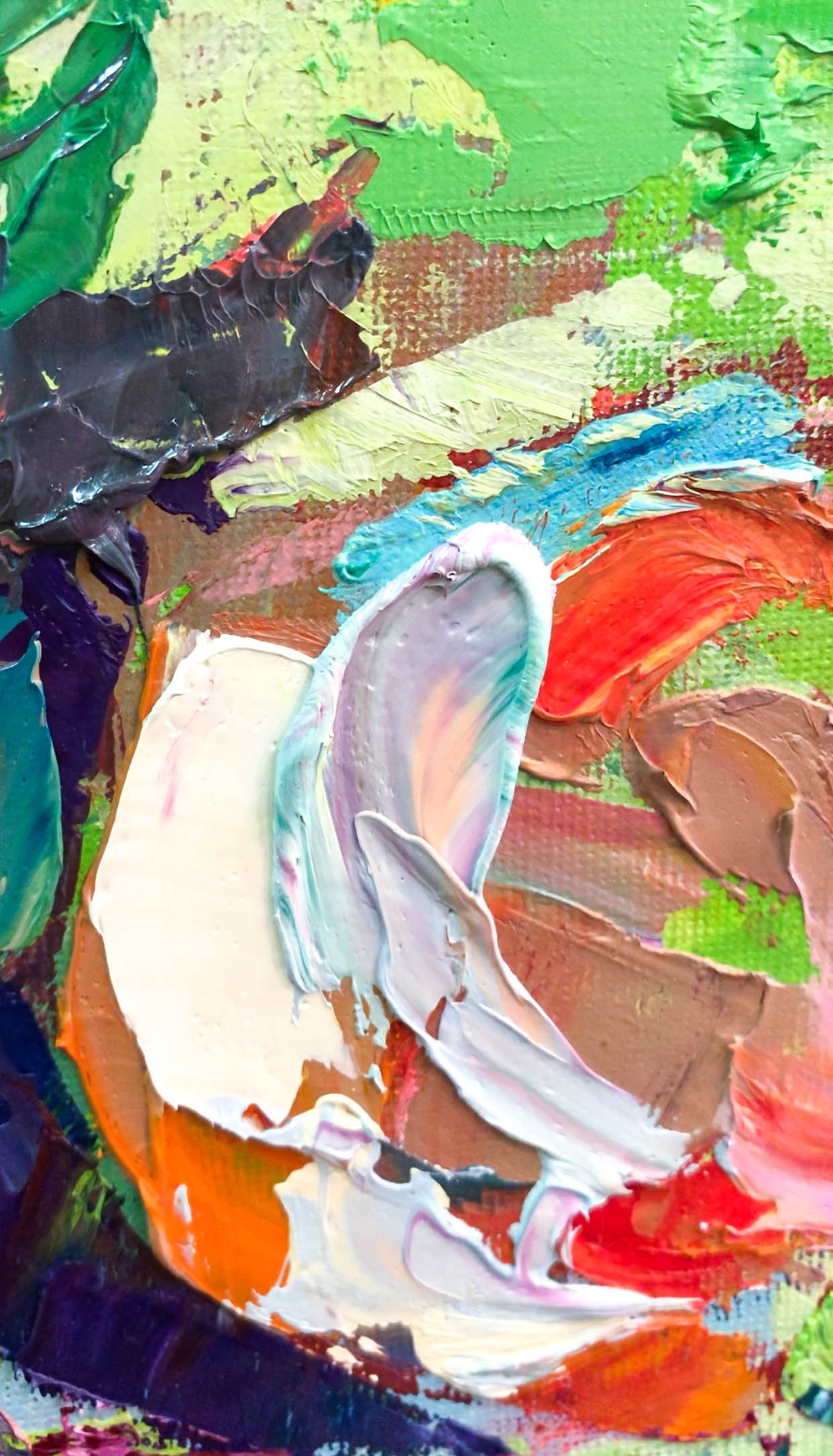 Expressionism Roses Original Painting Wall Art Home Decor - Etsy