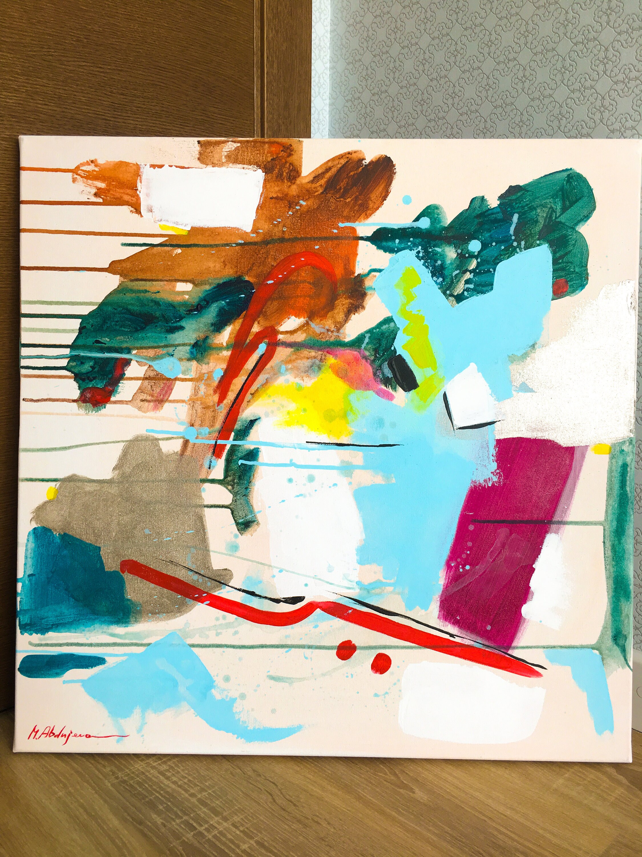 Modern Abstract Painting Original Canvas Wall Home Decor - Etsy