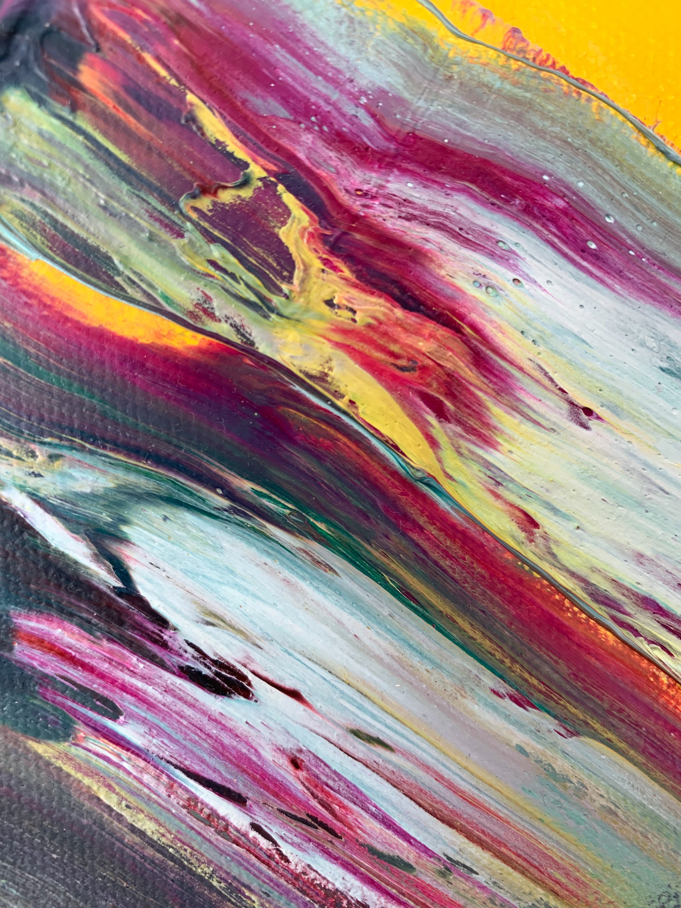 Two Bananas Abstract Modern Original Painting Large Canvas - Etsy