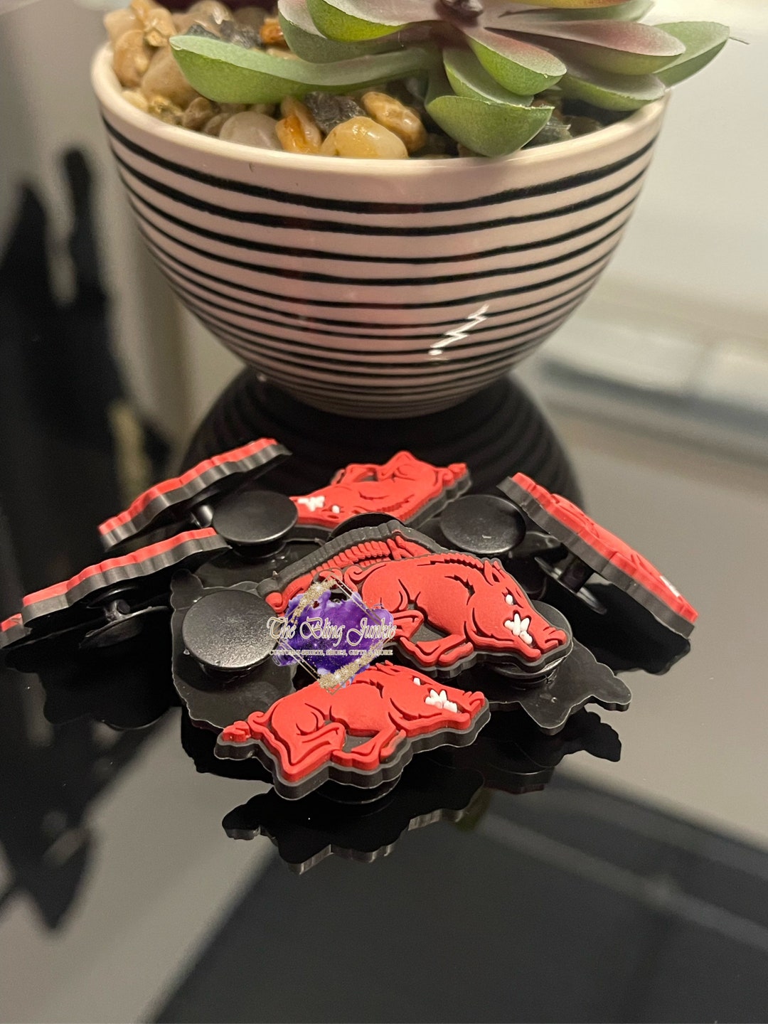 Razorback Croc Charm, College Shoe Charms, Collegiate Shoe Charms - Etsy