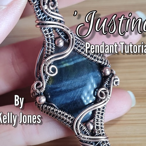 Wire Key Pendant Tutorial Wire Weave Tutorial Wire Wrap | Etsy