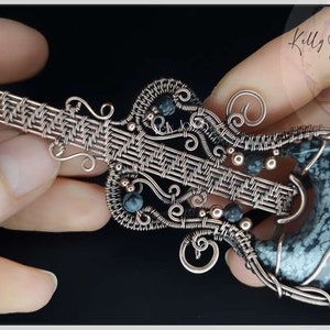 Guitar Pendant Tutorial. Wire Wrap Pdf Tutorial, Download Instantly and ...