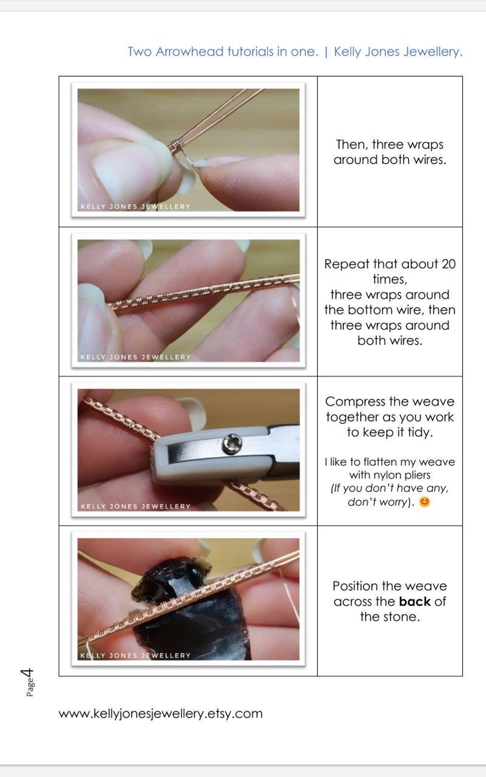 This Wire Wrap Tutorial for an 'arrowhead' is Two Tutorials in One. an ...