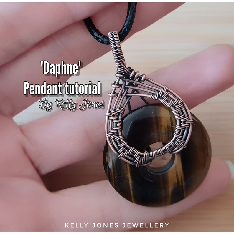 Daphne Donut Pendant Tutorial by Kelly Jones. an Instant | Etsy UK