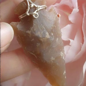 Silver-filled Arrowhead Pendant With Sterling Bead. My Own Design. One ...