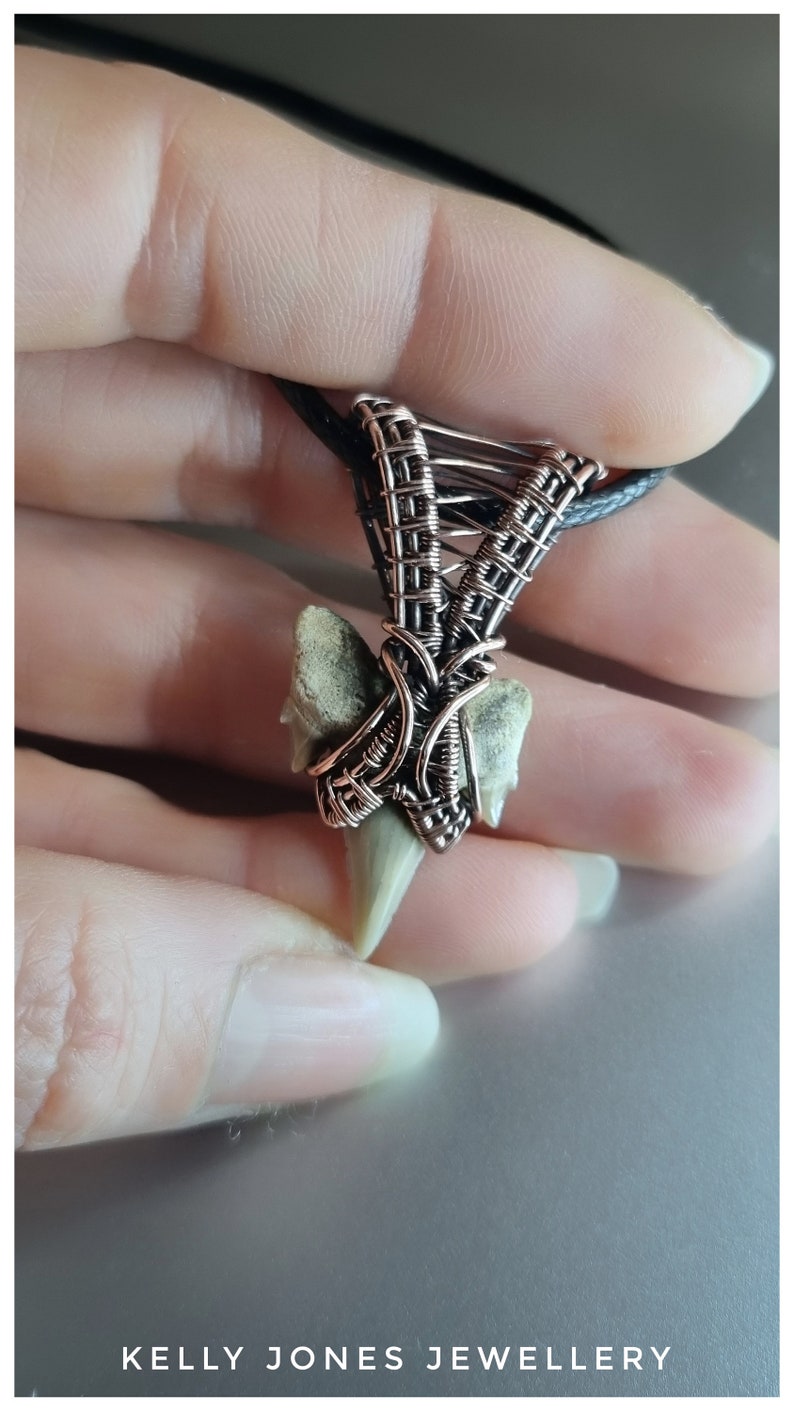 Shark Tooth Pendant Tutorial by Kelly Jones. an Instant | Etsy