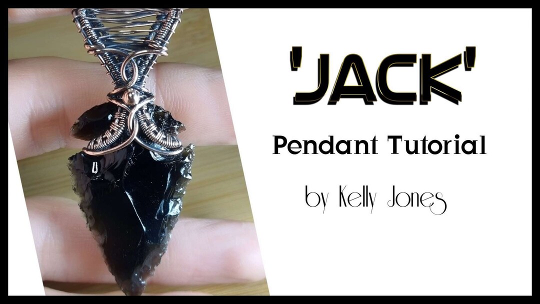 Jack Pendant Wire Wrap Tutorial, an Instant Download With 30 Pages and ...