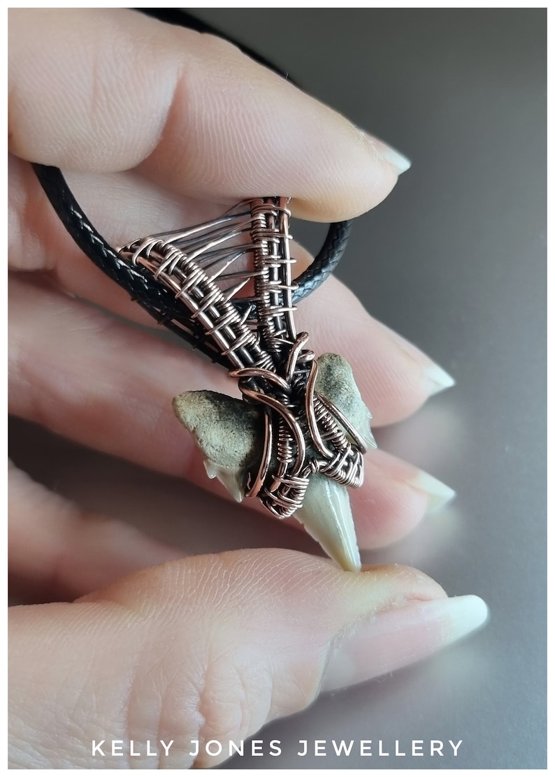 Shark Tooth Pendant Tutorial by Kelly Jones. an Instant | Etsy