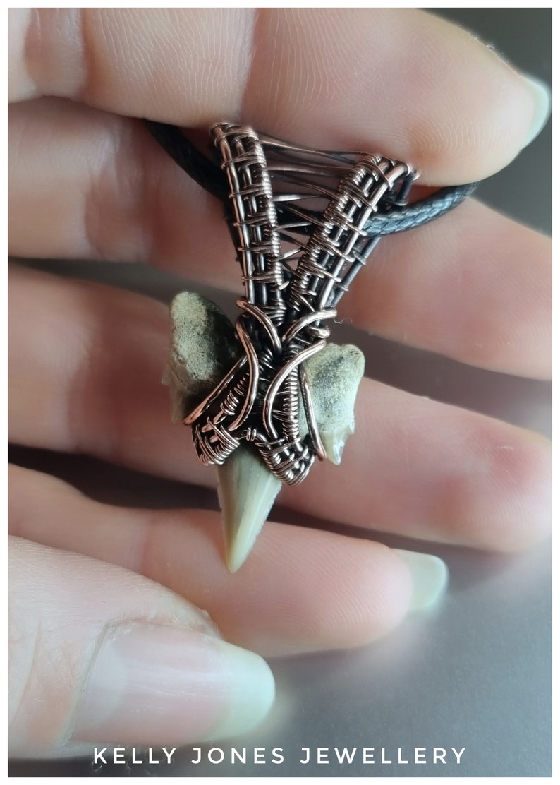 Shark Tooth Pendant Tutorial by Kelly Jones. an Instant | Etsy