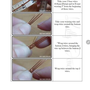 Wire Wrap Ring Tutorial: Aretha Design, Advanced Beginner (PDF Pattern ...