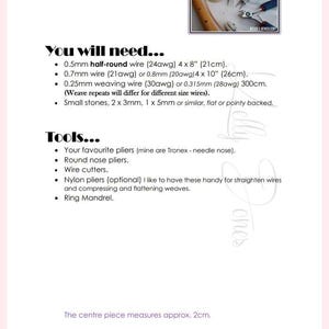 Wire Wrap 3 Stone Ring Tutorial (PDF Download) - Etsy