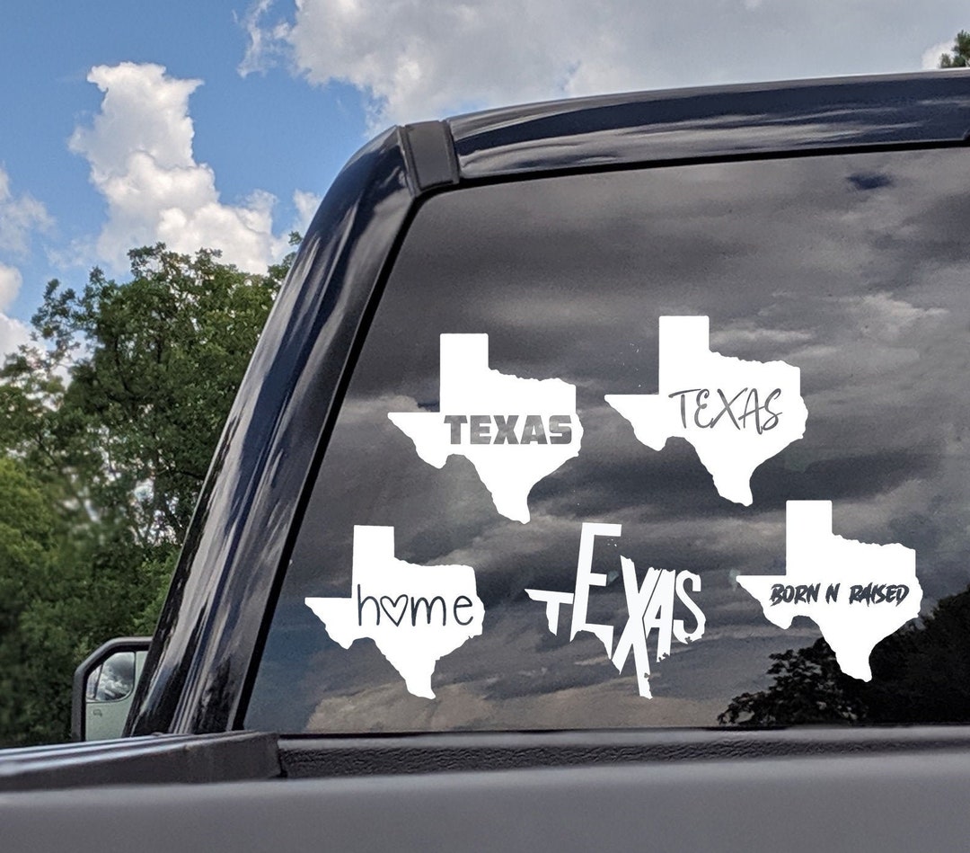 Texas Vinyl Decal | Car Decal | Texas Car Sticker | State Decal | Texas ...