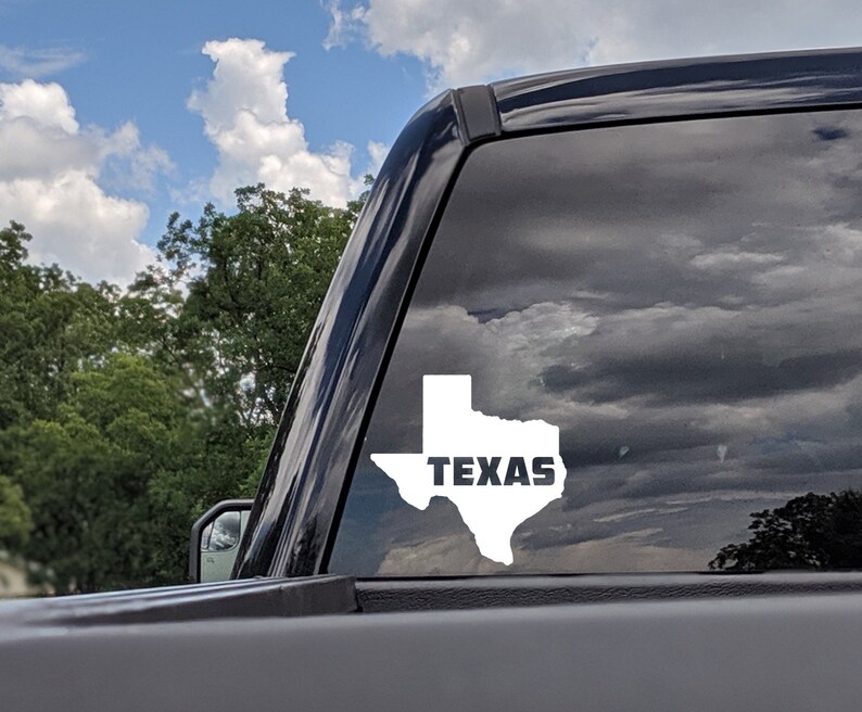Texas Vinyl Decal | Car Decal | Texas Car Sticker | State Decal | Texas ...