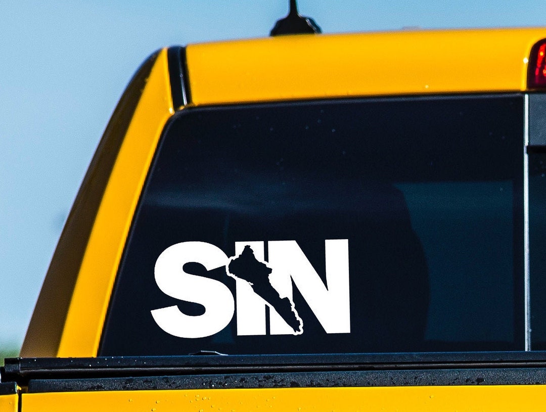 Sinaloa Sticker, SIN Sticker, Mexico Sticker, Truck Decal, Para La ...
