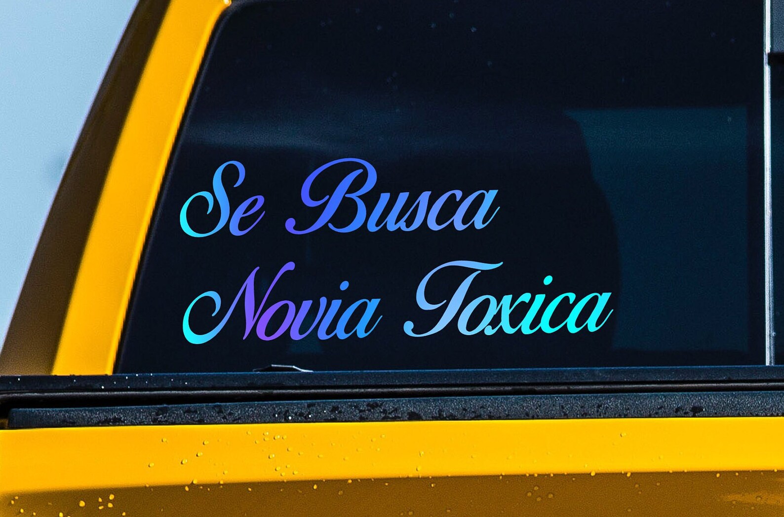 Tengo Novia Toxica Holographic Sticker, La Toxica Sticker, Trokiando ...