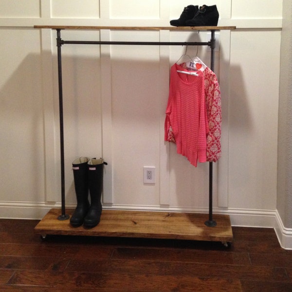 Industrial Coat Rack - Etsy