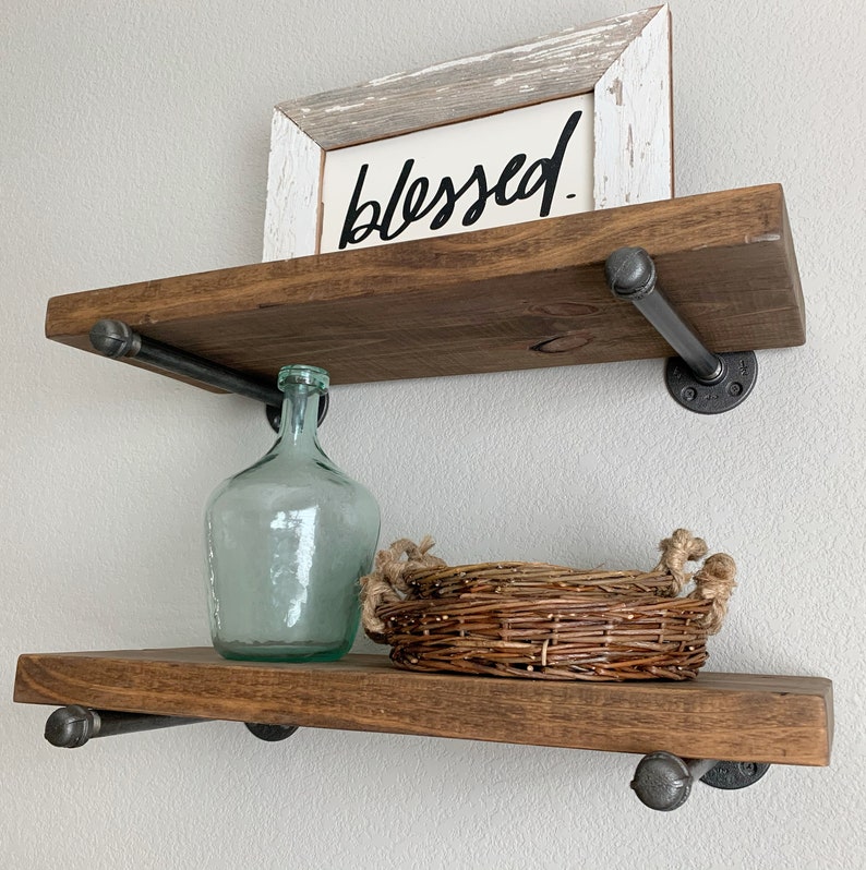 Modern Wood Floating Shelves Custom Size Floating Shelves - Etsy