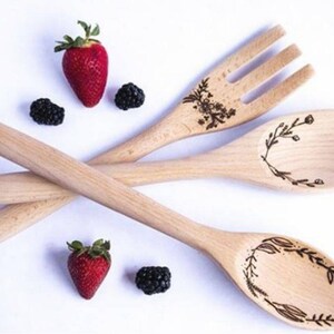 Personalized Wooden Utensils - Etsy