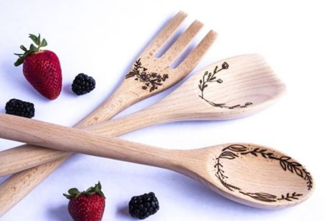 Personalized Wooden Utensils - Etsy