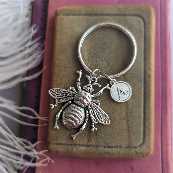 Bee Key Chain - Etsy