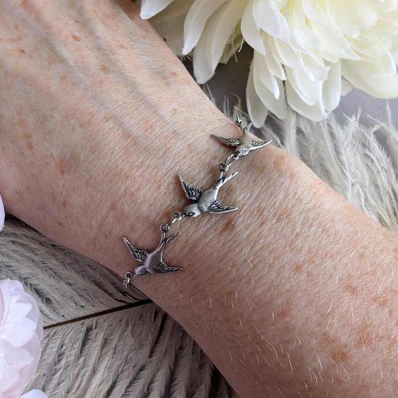 Bird Bracelet - Etsy