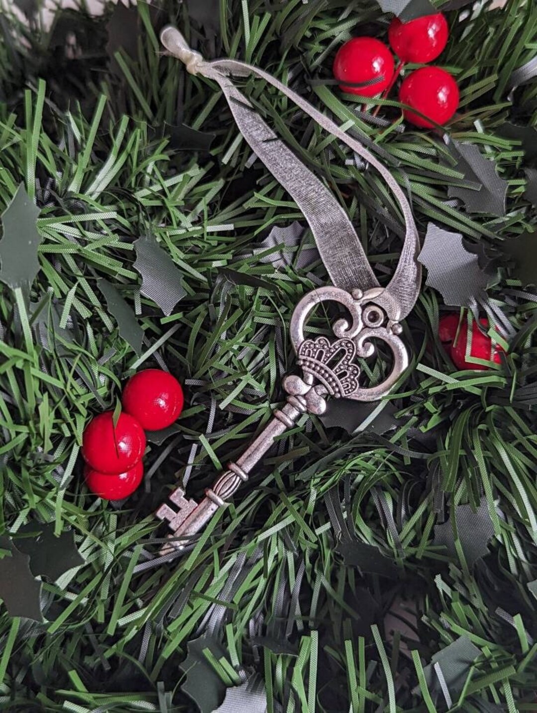 Vintage Key Christmas Ornament, Santas Magic Key, Rustic Holiday Decor ...