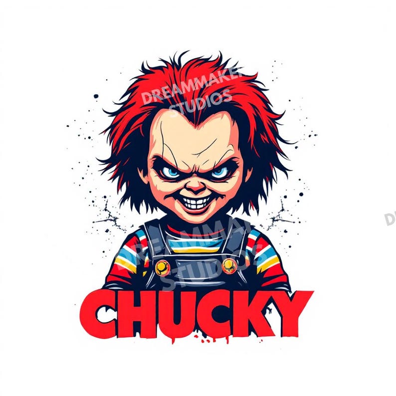 Chucky the Doll Logo Design - Etsy